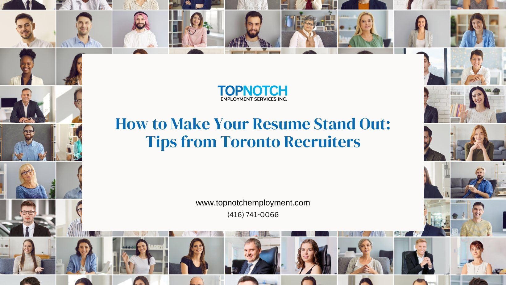 How To Make Your Resume Stand Out Tips From Toronto Recruiters